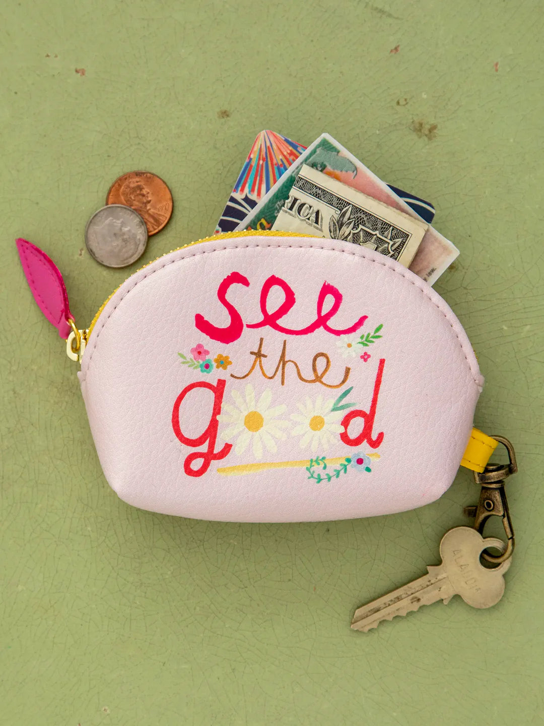 Mini Pouch - See the good - Pouches & Wristlets | Artisanal – Artisanal ...