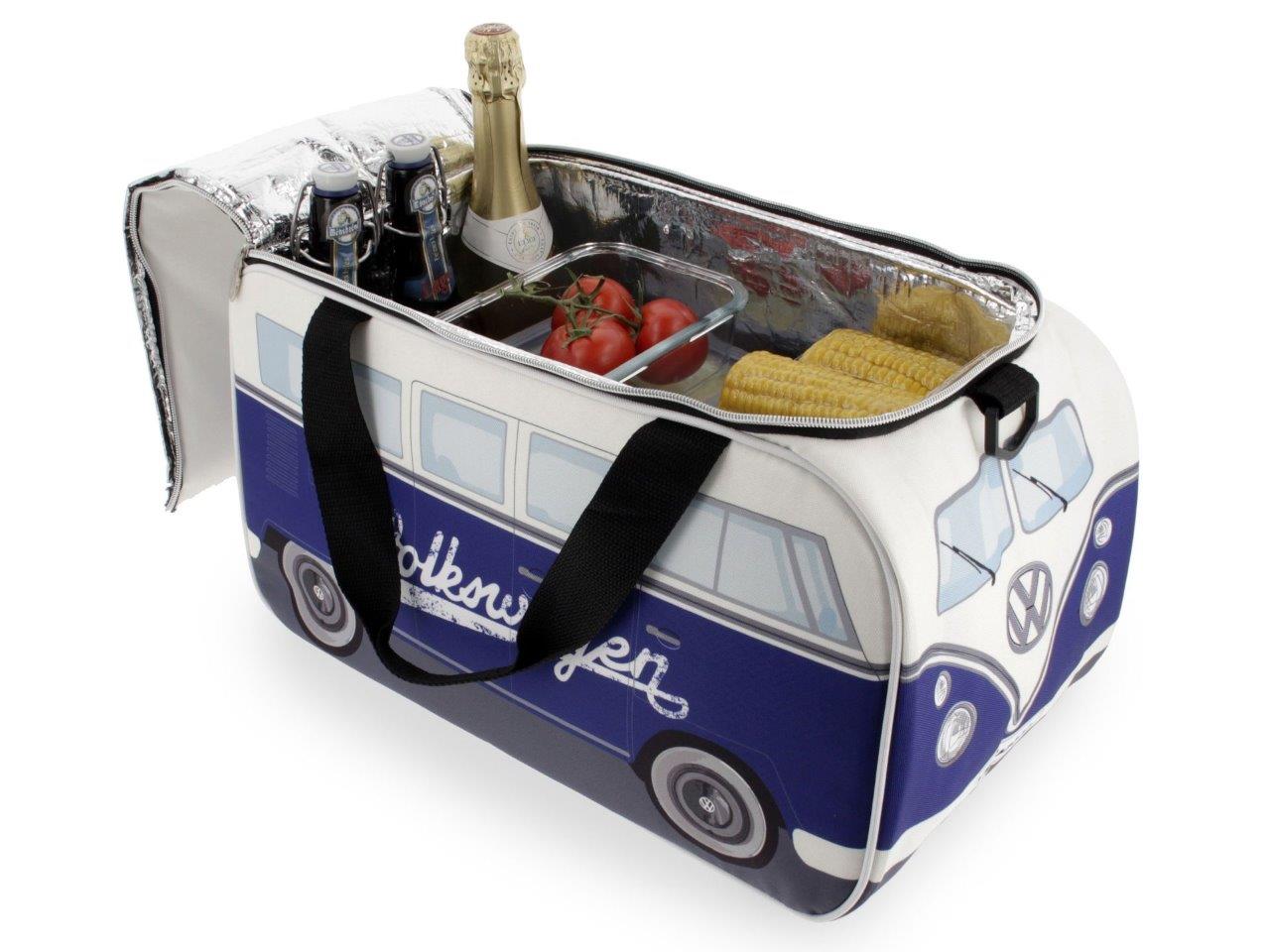 VW T1 Bus Cooler Bag 25LTR - White/Blue - Picnic Accesso... | Artisanal ...