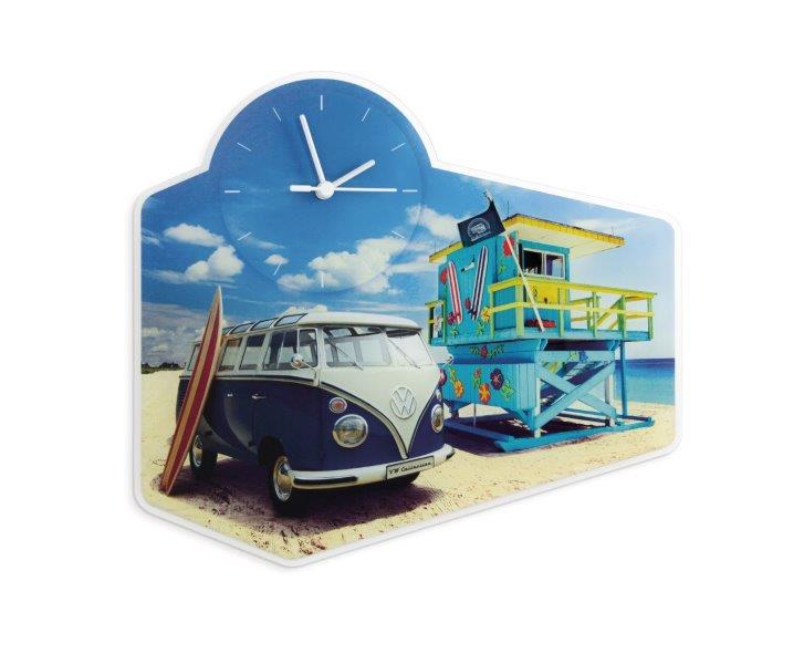 VW T1 BUS WALL CLOCK - ACRYLIC/BEACHLIFE - Wall Clocks | Artisanal ...