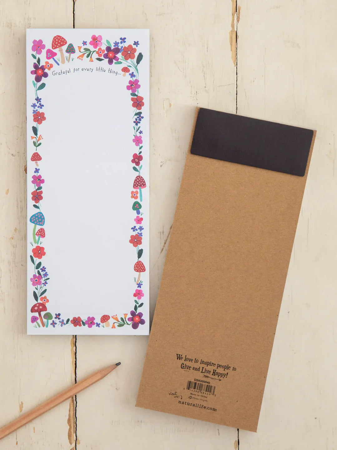 Magnetic Memo Pad - Grateful - Notepads | Artisanal – Artisanal New Zealand