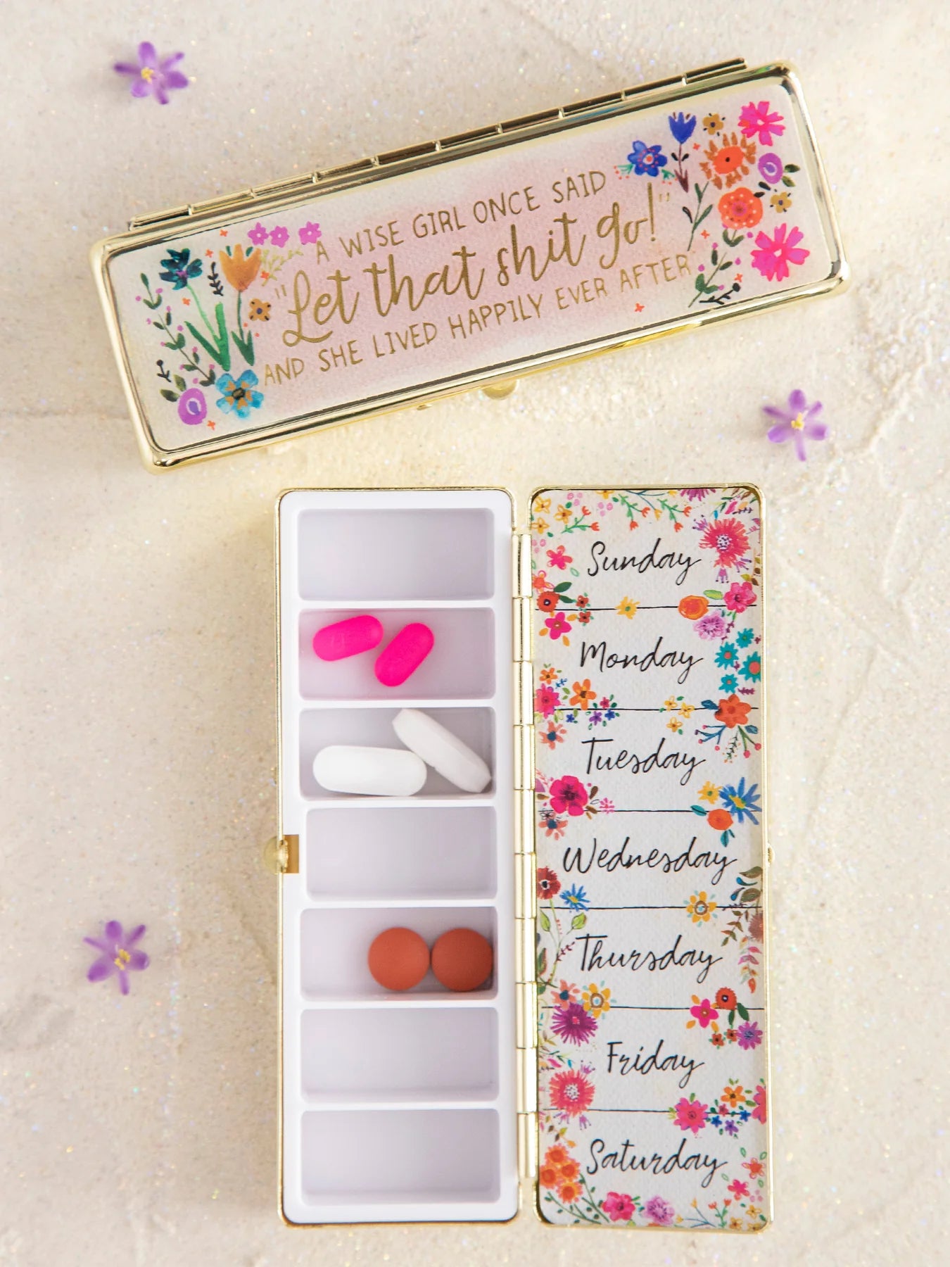 Daily Pill Box A Wise Girl - Health Accessories | Artisanal – Artisanal ...