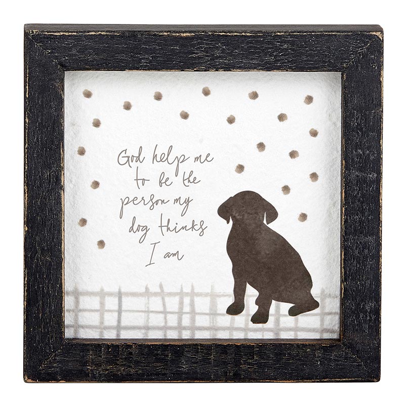 Framed Tabletop - Dog - Ornamental & décor | Artisanal – Artisanal New ...