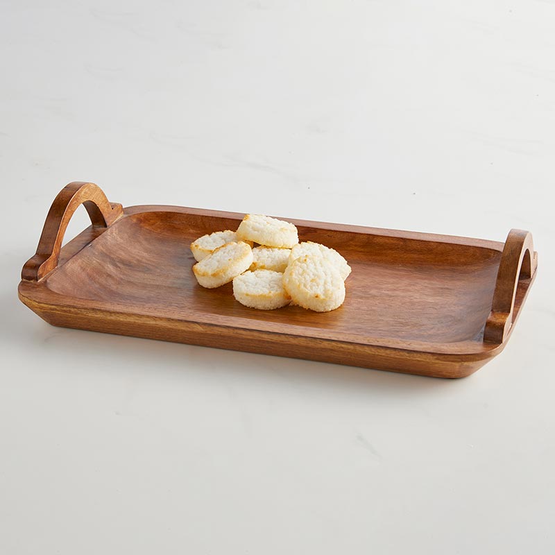 Wooden Tray With Handles - Serving Plates & Trays | Artisanal ...
