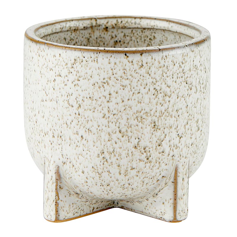 Footed Ceramic Pot SML - Planters & Pots | Artisanal – Artisanal New ...