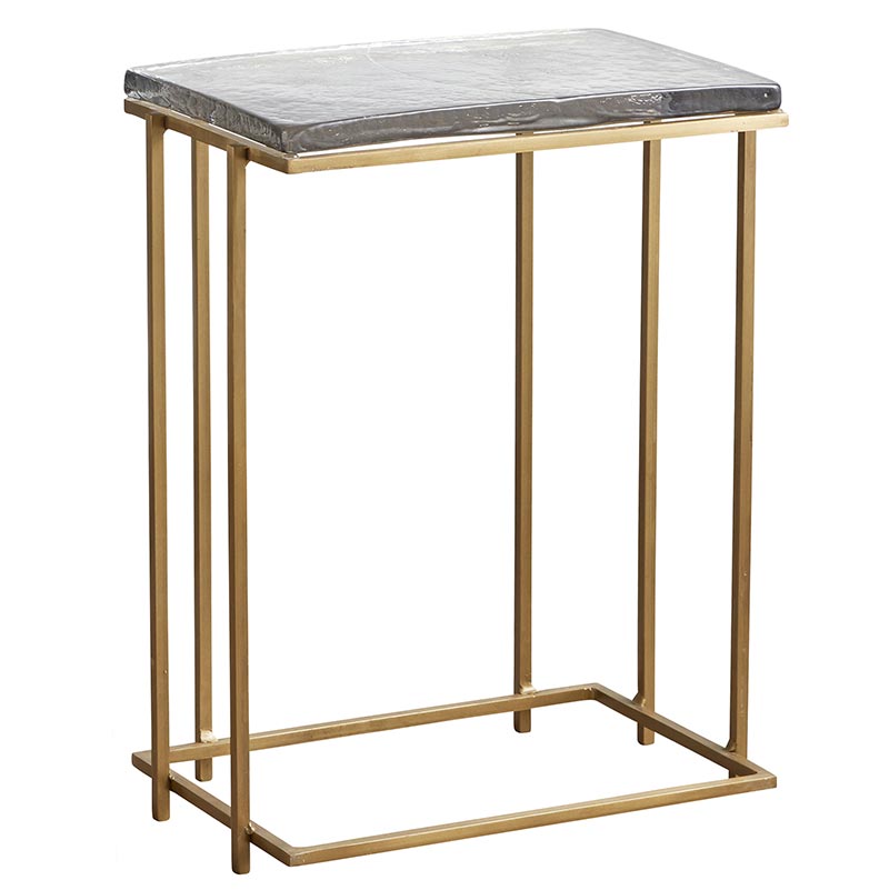 Metal/Glass Table - Tall - Occasional Furniture | Artisanal – Artisanal ...