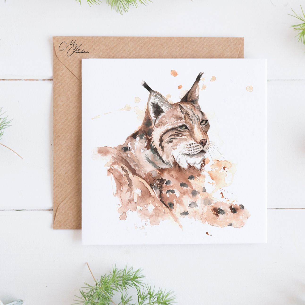 Lynx Greeting Card – Artisanal New Zealand