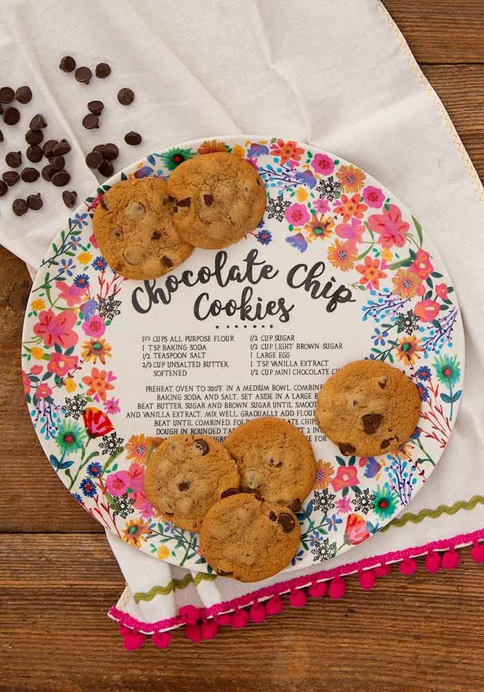 PLATE GIVING MELAMINE CHOC CHP COOKIE - Serving plates ...