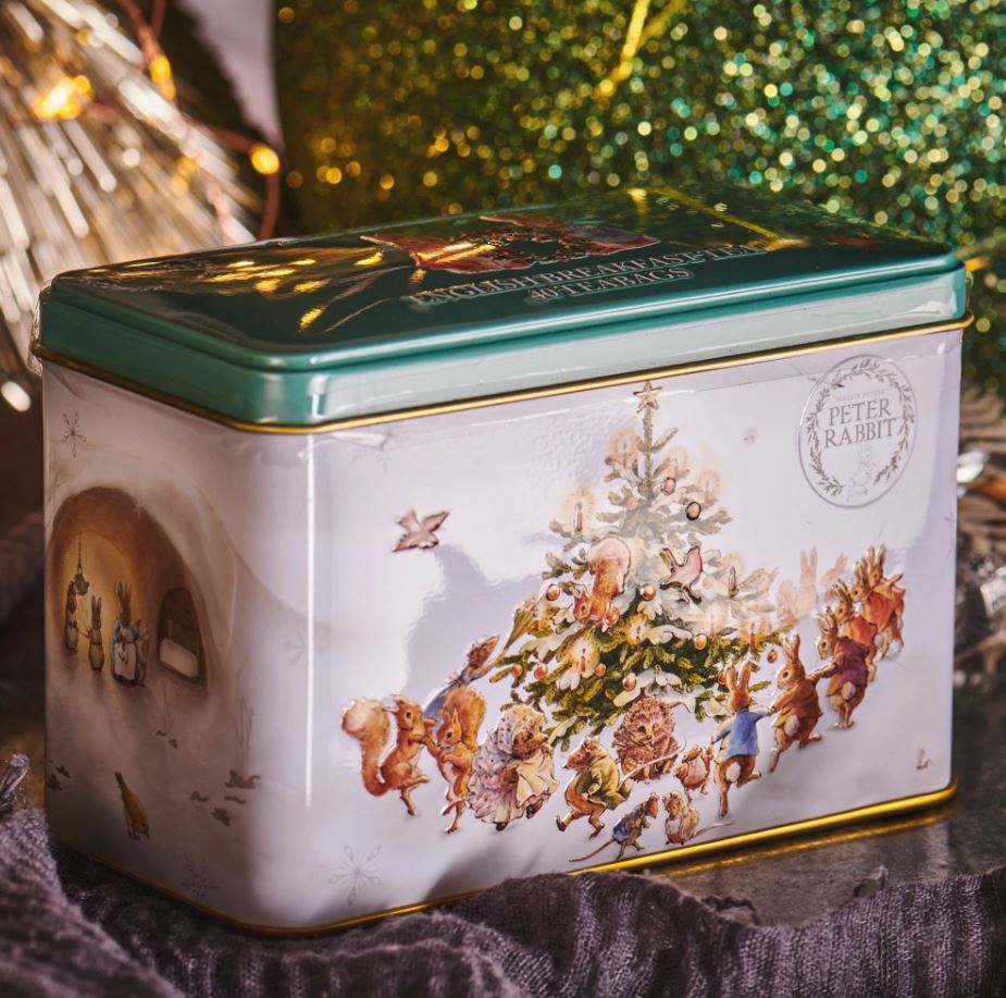 Peter Rabbit & Friends at Christmas Tea Tin - Tea Gift Tins | Artisanal ...