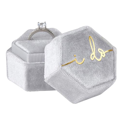 Velvet Ring Box - I Do - Rings & Holders | Artisanal – Artisanal New ...
